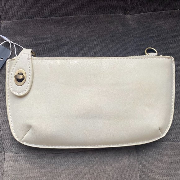 Joy Susan | Bags | Nwt Joy Susan Wristletclutchcrossbody Bag Cream ...